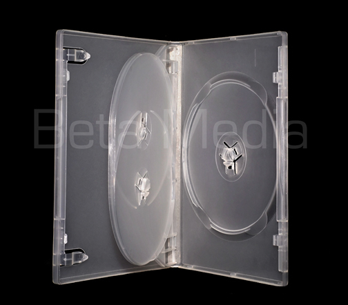 Triple clear 14mm DVD cover case | DVD Cases | BetaMedia.com.au
