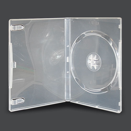 Single clear 14mm DVD cases - Professional HIGH QUALITY