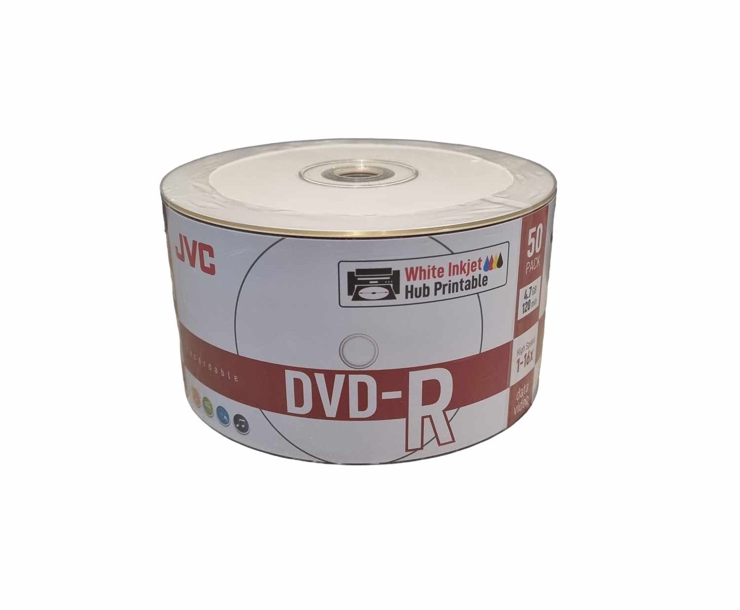 JVC Professional Grade DVD-R 16x blank discs